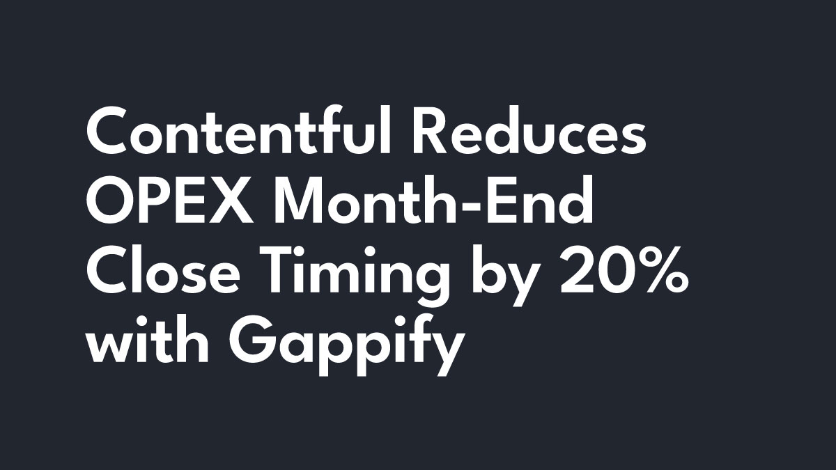Gappify | Case Studies - Contentful