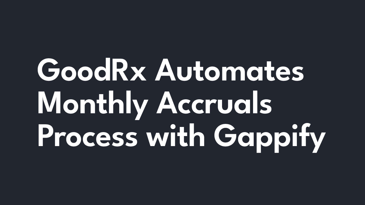Gappify | Case Studies - GoodRx